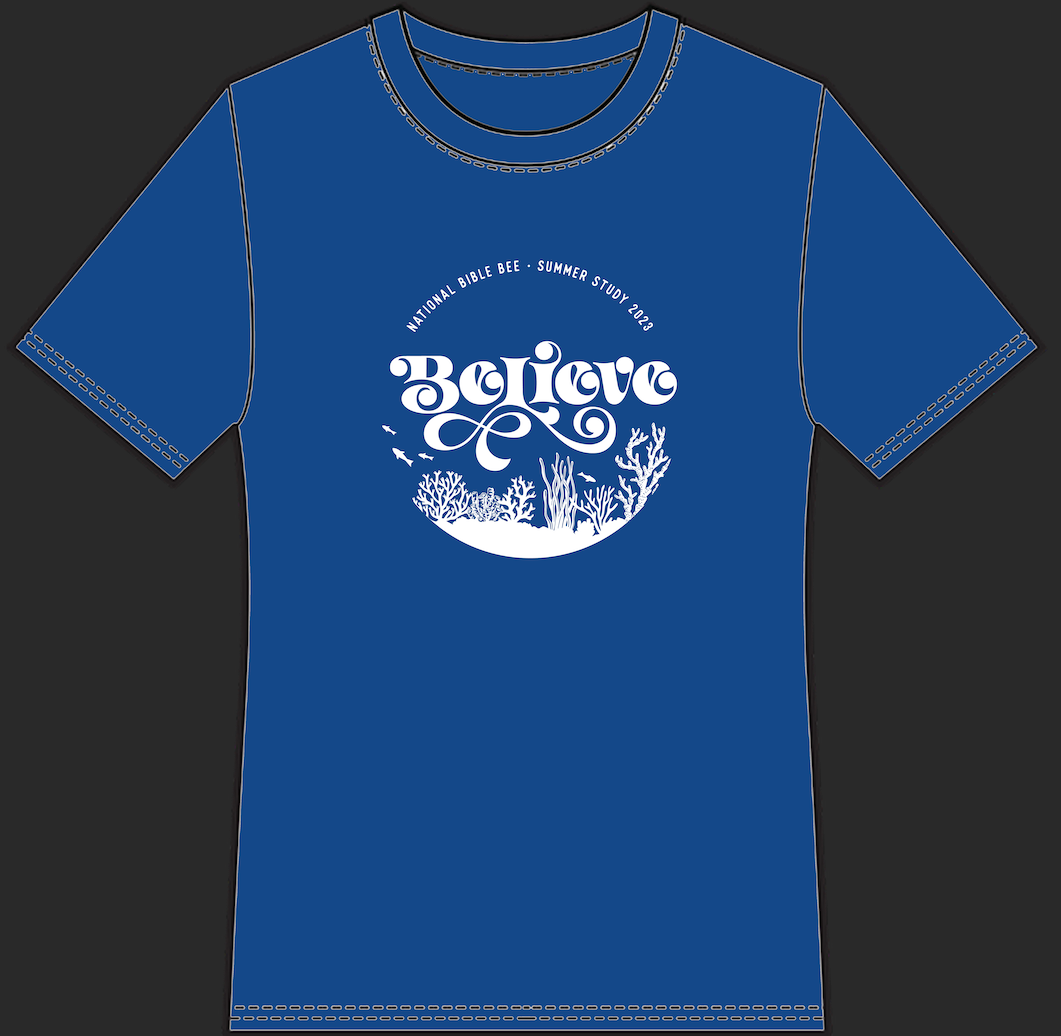 Believe Theme T-Shirt – National Bible Bee